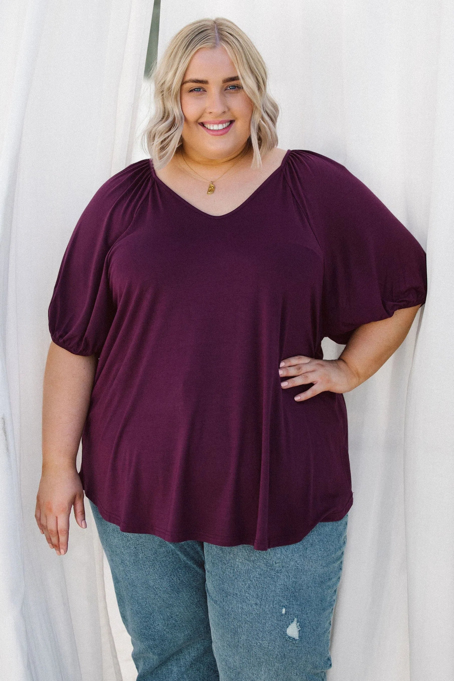 Curvy & Plus Size Tops – Peach The Label